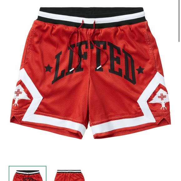 Lrg | Shorts | Brand New Red Revolutionary Lifted Mesh Shorts | Poshmark